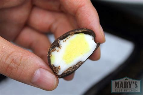 Easy Vegan Creme Egg Truffles No Mold Required Marys Test Kitchen