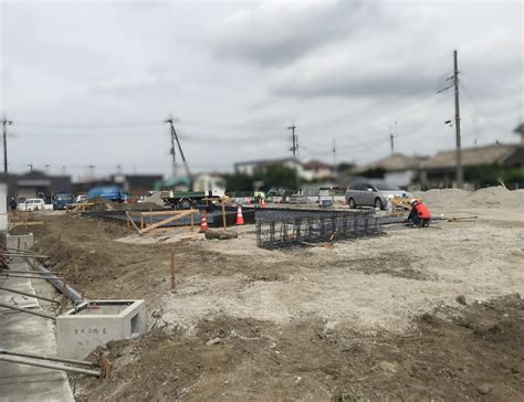 某店舗新築工事（基礎工事）の進捗状況｜伊勢崎市の不動産をお探しなら株式会社 Shoda．