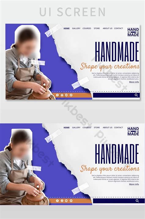 Ui Ux 디자인 컨셉을 위한 웹 개발 유저인터페이스 Png Psd 무료 다운로드 Pikbest