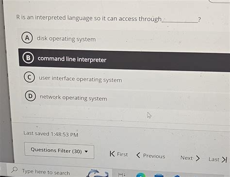 Solved R Is An Interpreted Language So It Can Access Through