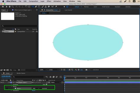 How To Make A Shape As Mask In After Effects Aejuice