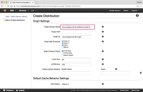 redirecting a domain with using amazon s3 and cloudfront — simone