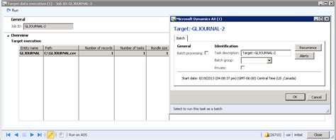 importing a general journal using data import export framework ax 2012