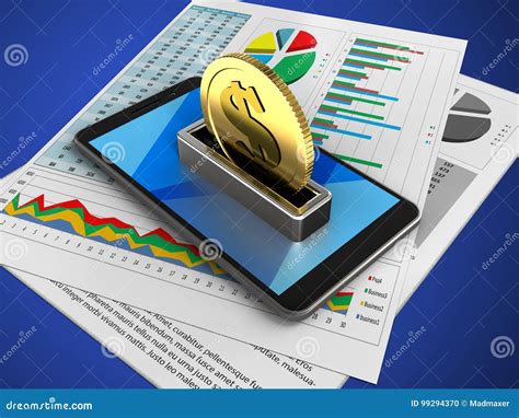 Documentos Comerciales 3d Stock De Ilustración Ilustración De