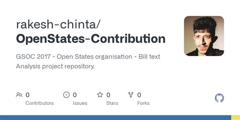 github rakesh chinta openstates contribution gsoc 2017 open states