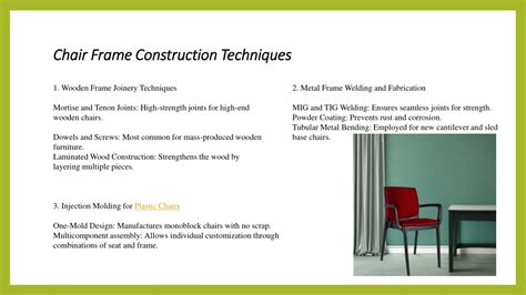 Ppt Chair Frame Design And Structure Powerpoint Presentation Free
