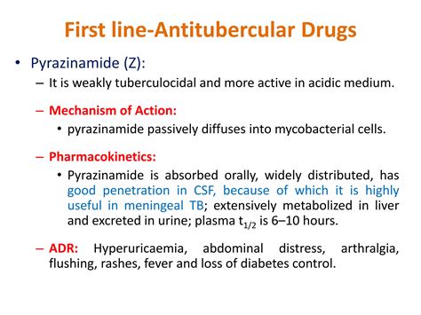 Drugs For Tuberculosis Pptx