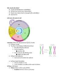 Cell Cycle Study Guide Study Guides Projects Research Cell Biology