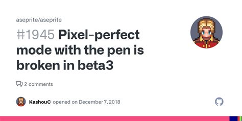 Pixel Perfect Mode With The Pen Is Broken In Beta3 · Issue 1945