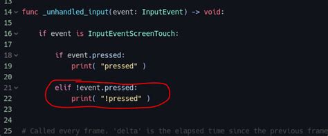 Inputeventscreentouch Pressed Property Isn T Properly Updated When Lifting Finger Regression