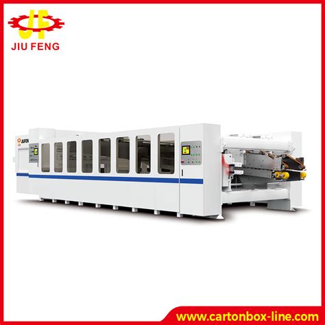 Auto High Speed Printer Folder Gluer Inline Flatbed Printing Machine