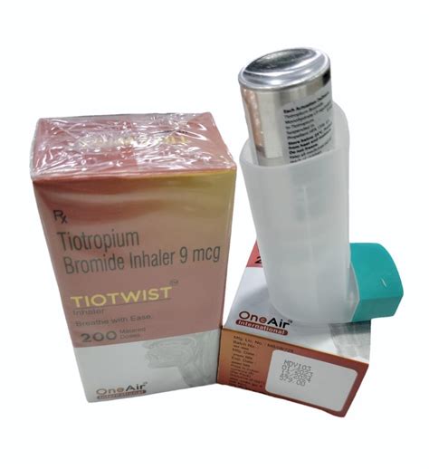 Tiotropium Bromide Inhaler Tiotwist At ₹ 579 Pack Tiova In Panchkula