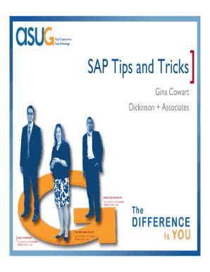 Fillable Online SAP Tips And Tricks Fax Email Print PdfFiller