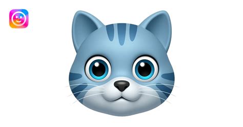 A Mewing Blue Face Emoji Ai Emoji Generator