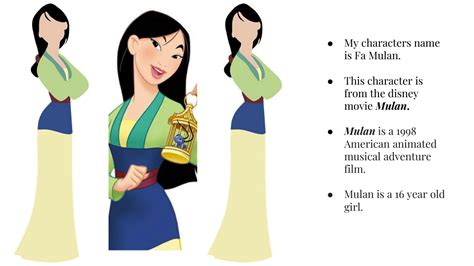 Solution Character Analysis Disney Studypool