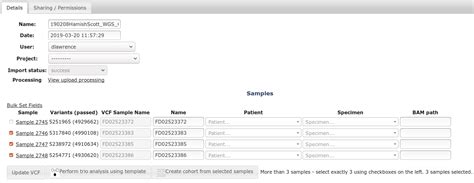 Cohorts — Variantgrid Documentation
