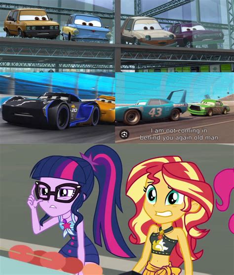 Sci Twi And Sunset Confused At Cars Villains By Jacksontormbaymaz On