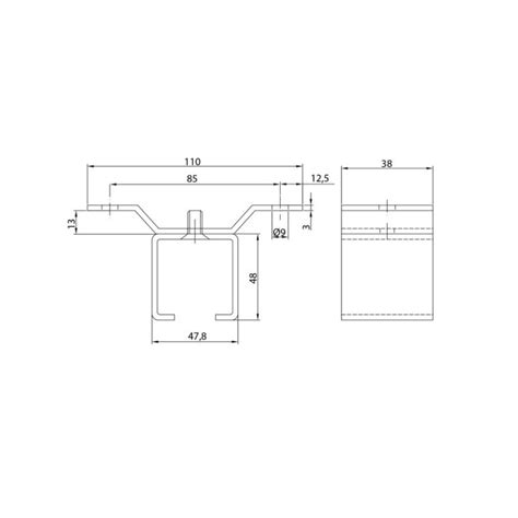 Stainless Steel Soffit Bracket 316 Grade To Mount Runners