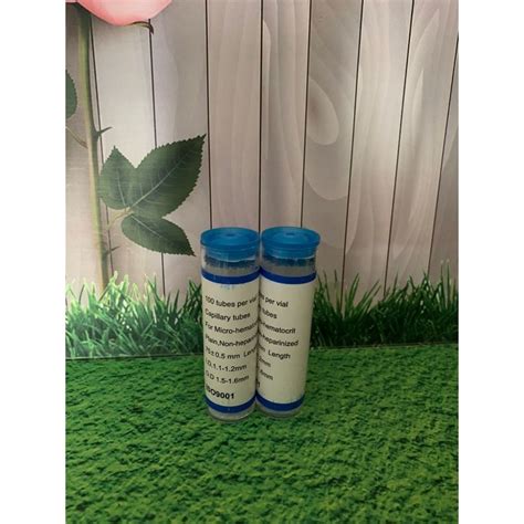 Jual Tabung Hematokrit Hematocrit Biru Shopee Indonesia