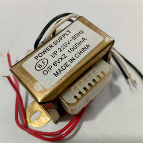 6v 1000ma Transformer 6 0 6 1amp Input Ac 220v Output 6v Transformer 1a