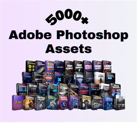 Ultimate Adobe Photoshop Assets Bundle 5000 Premium Resources Etsy
