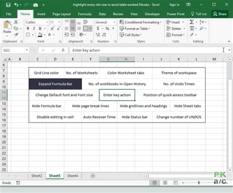 15 Default Settings That You Can Change In Excel PakAccountants Com