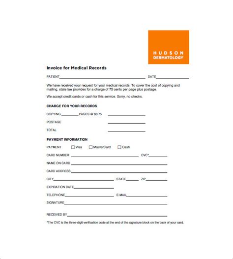 10 Medical Health Invoice Templates Docs PDF Word