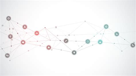 인포그래픽 요소와 평면 아이콘이 있는 정보 기술 배경 디지털 기술 네트워크 연결 및 통신 개념 벡터 그림입니다 가리키기에 대한 스톡 벡터 아트 및 기타 이미지 Istock