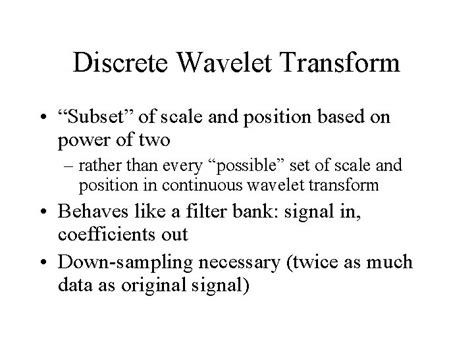 Multiresolution Analysis Mra Fft Vs Wavelet Fft Basis