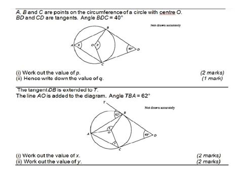 Maths Gcse Revision Read The Question Identify Key