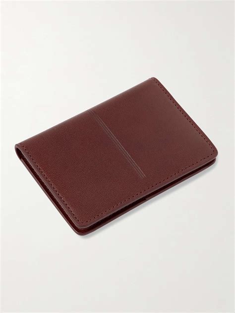 Jacques Marie Mage Cassandre Leather Bifold Wallet For Men Mr Porter