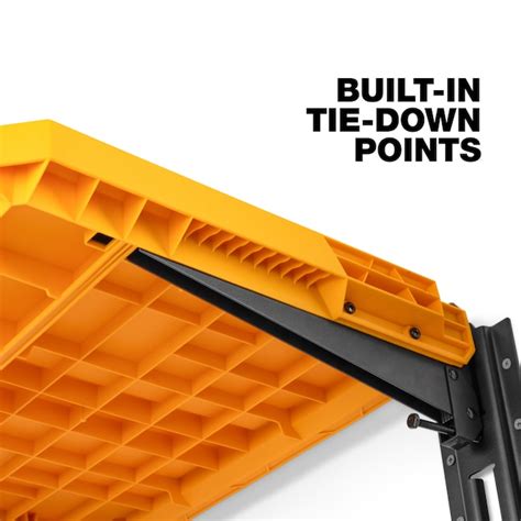 Toughbuilt Stacktech Plastic Metal Shelf 2 Stacktech Shelves 2 E Track Sections In The Tool
