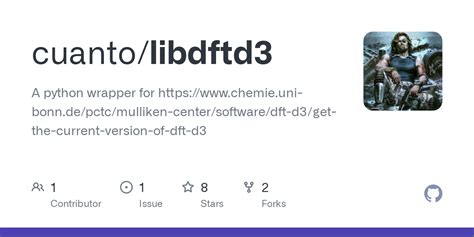 Github Cuantolibdftd3 A Python Wrapper For Chemieuni