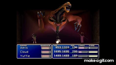 Final Fantasy Vii Demons Gate Boss Battle On Make A 