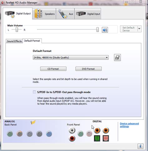 No Sound From HDMI Device Nvidia And Realtek HD Audio Page Windows Forums