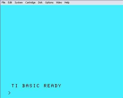 Classic99 And Ti Basic Odd Behavior Ti 994a Development Atariage
