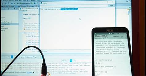 Arduino Er Android BluetoothChat Example Link With HC 05 Bluetooth