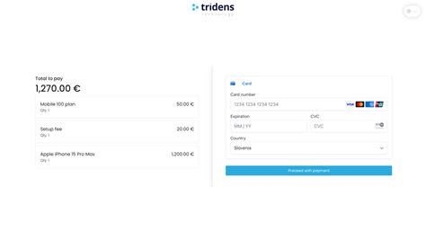 Hosted Payment Page Monetization Web Docs Tridens Technology