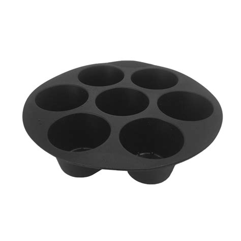 Egymen Air Fryer Cake Pan Silicone Round Muffin Cup Baking Tray
