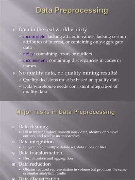 data preprocessing pdf