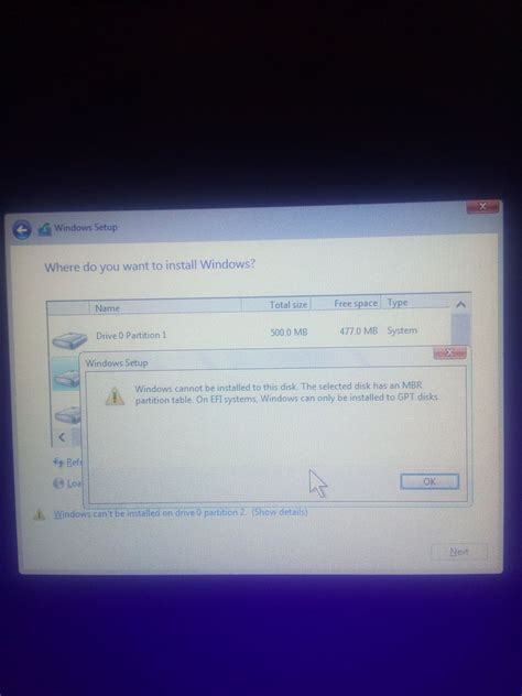 solusi tidak bisa install windows karena masalah partisi mbr atau gpt