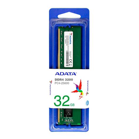 Memória Ddr4 32gb 1x 32gb 3200mhz Adata Ad4u320032g22 Sgn Waz