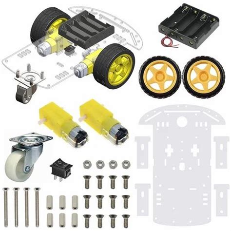 SunRobotics 2WD Robotics Chassis With Motors Wheels And Accessories V1 0 At Rs 425 Piece