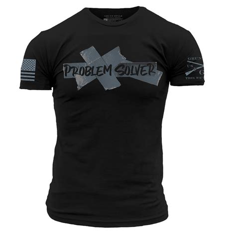 Problem Solver T Shirt Black Grunt Style Llc