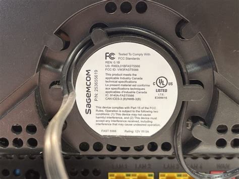 Sagemcom Fast Valerie Home Hub Modem Wi Fi Router Black