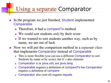 Comparable And Comparator Ppt Download
