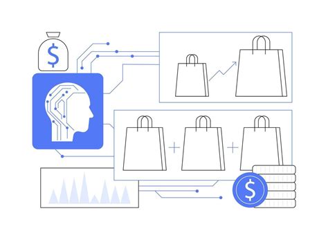 Ai Driven Upselling And Cross Selling Abstract Concept Illustration