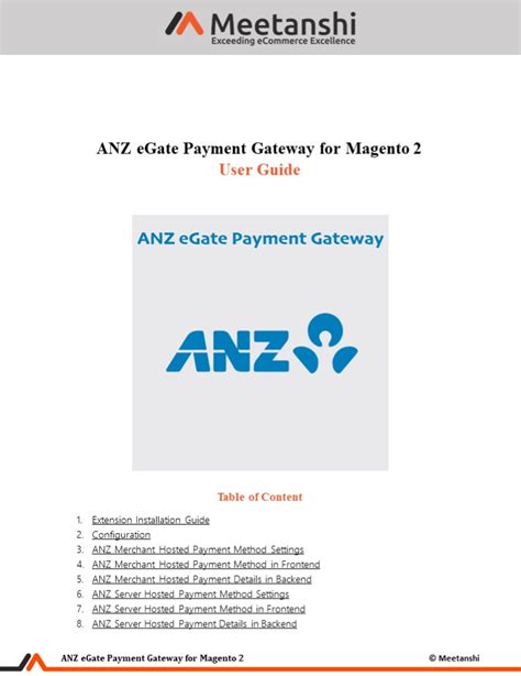 Ppt Magento 2 Anz Egate Payment Gateway Powerpoint Presentation