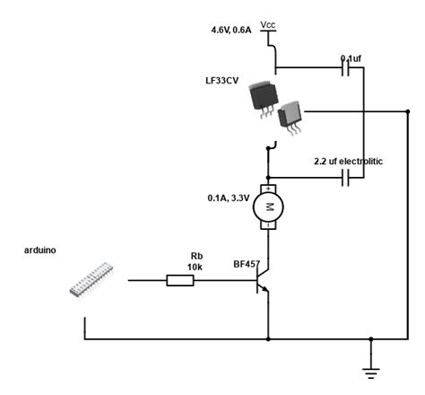 Connecting A Small Motor To Arduino Using A Transistor Arduino Stack Exchange