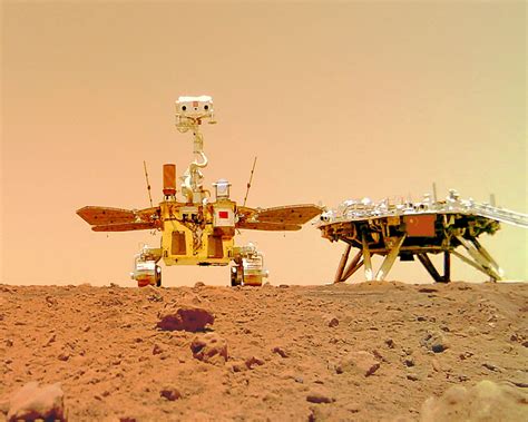 China Shares Zhurong Rovers Landing Footage Sounds From Mars
